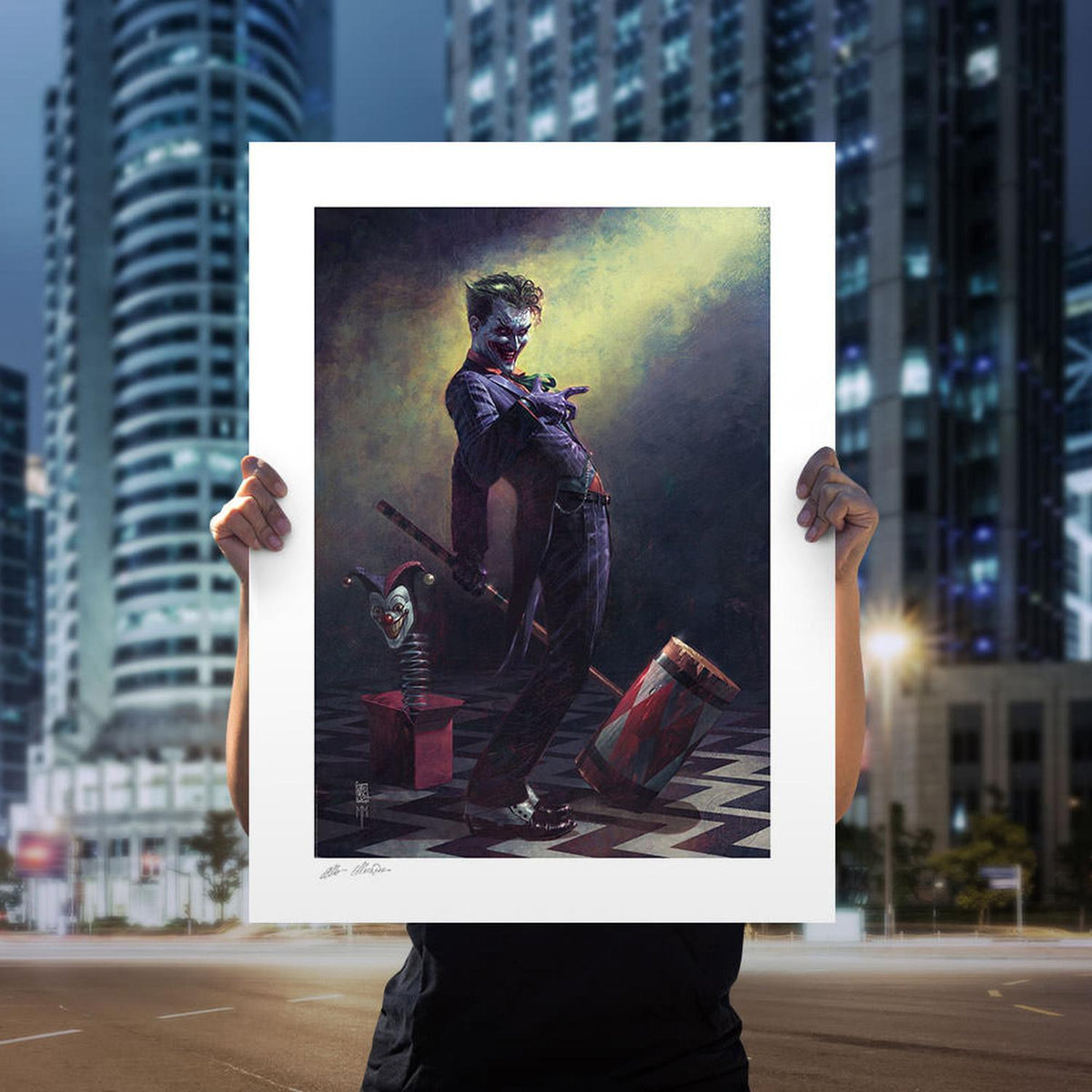 Sideshow Art Print Clown Prince Of Crime The Joker – Limited Edition