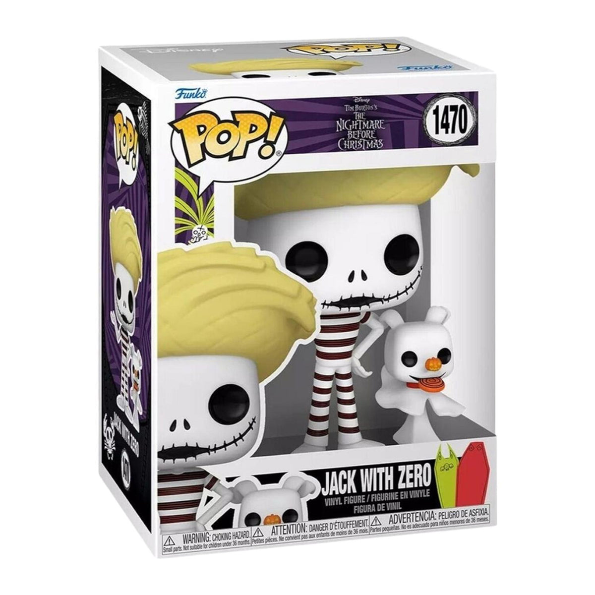 Funko Pop Jack With Zero 1470 El Extraño Mundo De Jack – Limited Edition