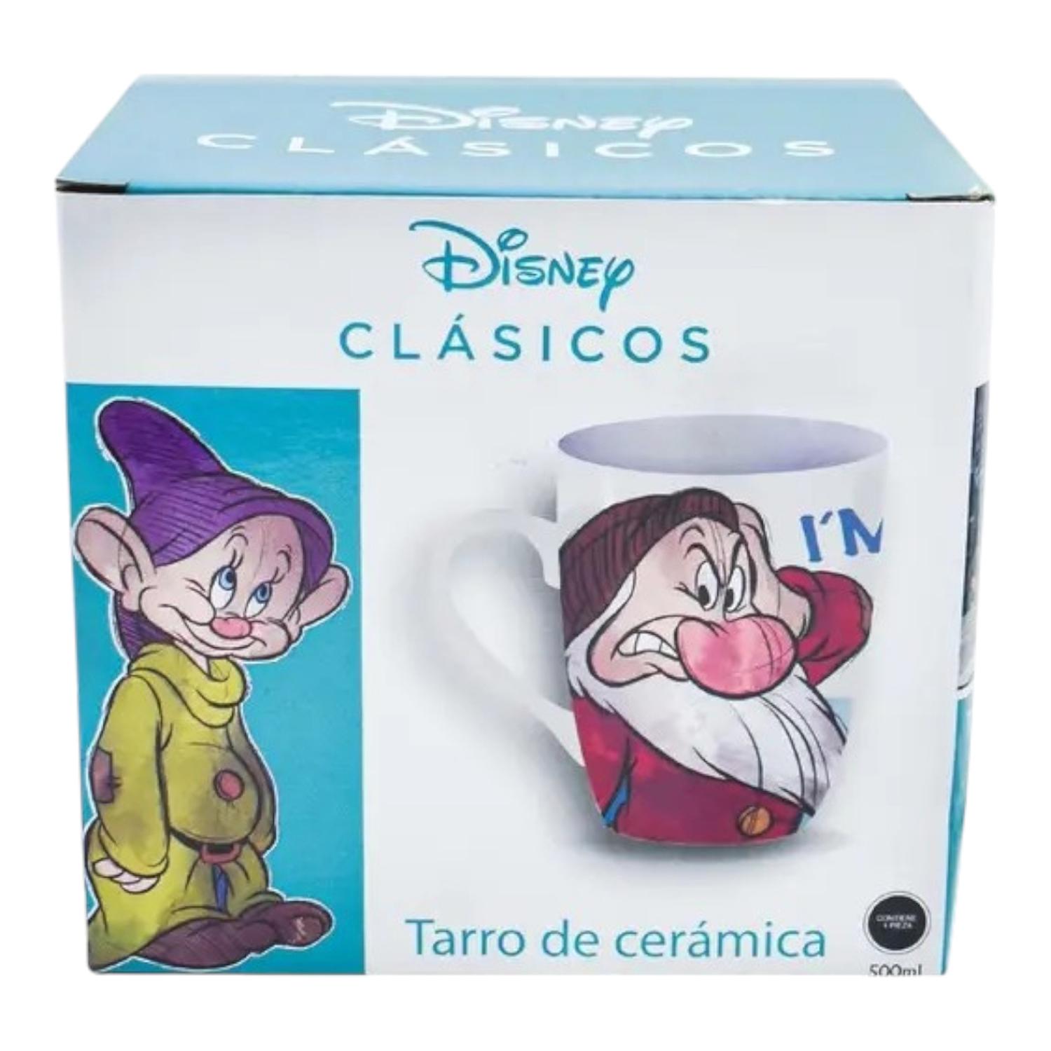 Siglo 21 Taza Blanca Gruñón I'M Grumpy Blanca Nieves – Limited Edition