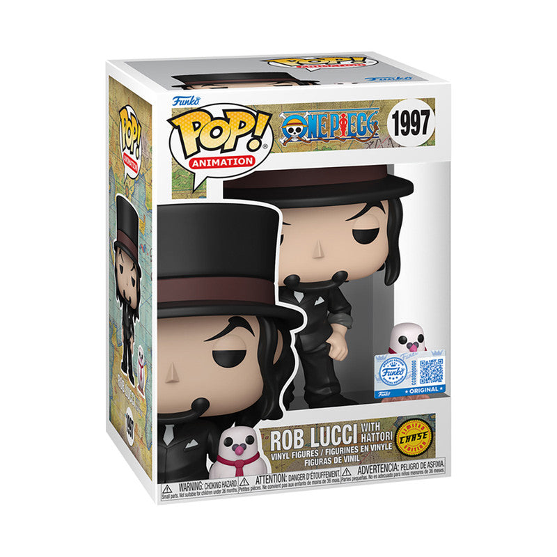 Funko Pop Rob Lucci With Hattori #1997 Exclusivo Chase One Piece ...