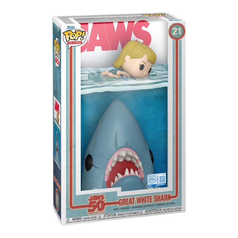 Funko Pop Cover! Great White Shark #21 Exclusivo Jaws – Limited Edition